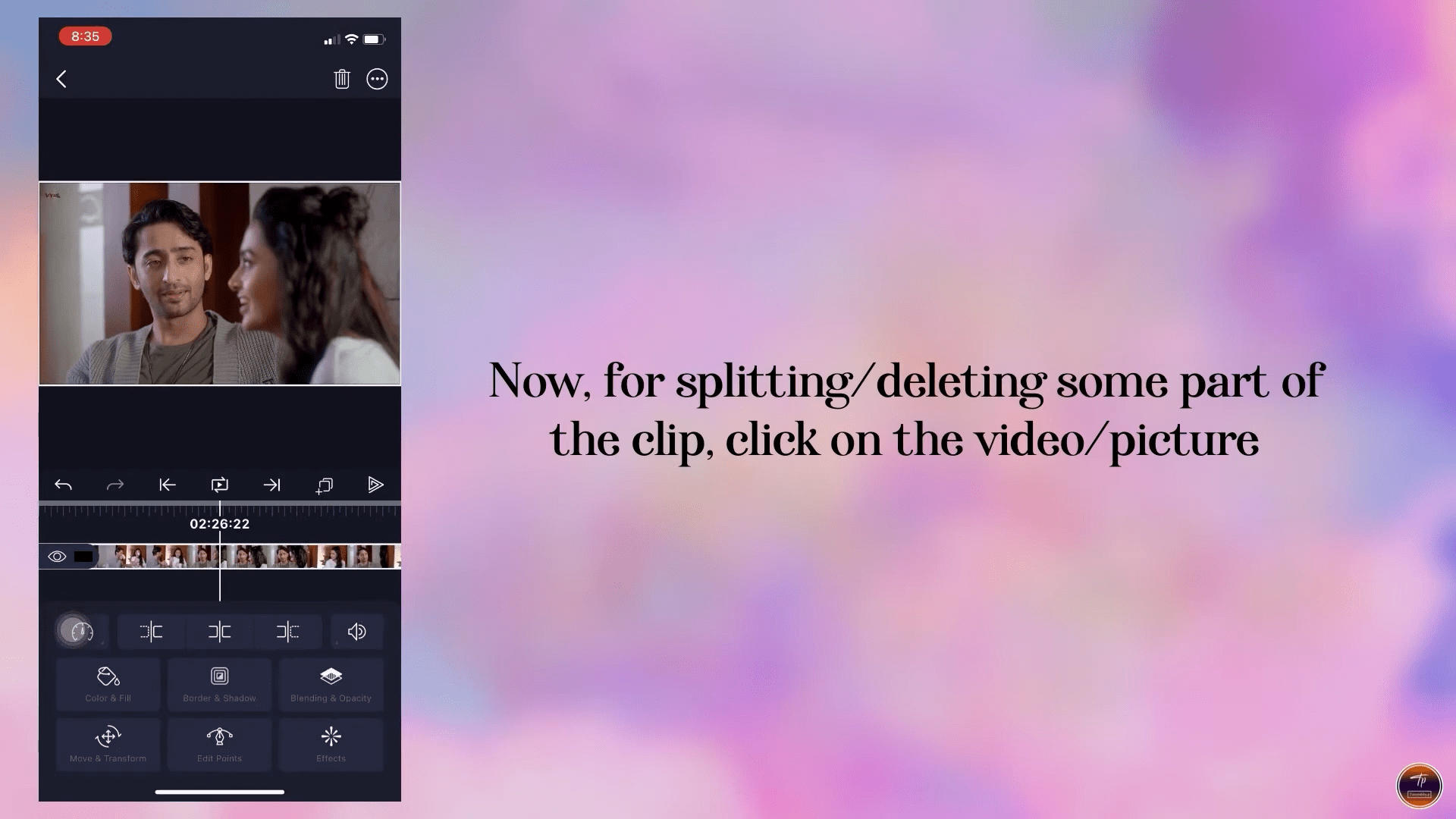 How to Add, Trimming, Splitting, Deleting Clips in Alight Motion